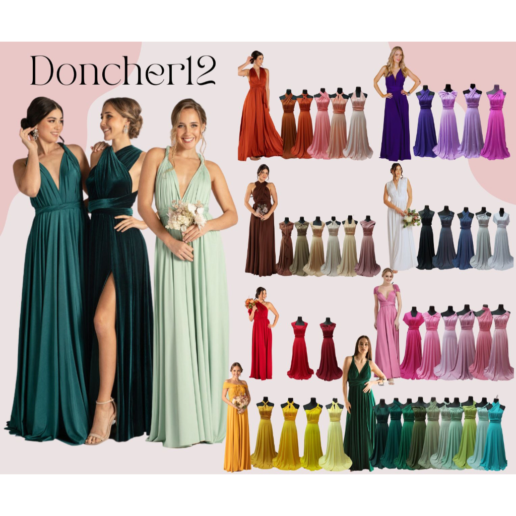 Infinity Dress FLOOR LENGTH WITH TUBE ATTACHED (click for more colors ...