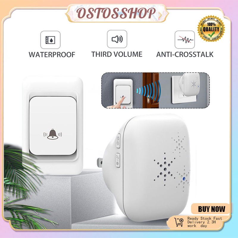 Wireless Doorbell No Battery Required Self-Powered Wireless Doorbell ...