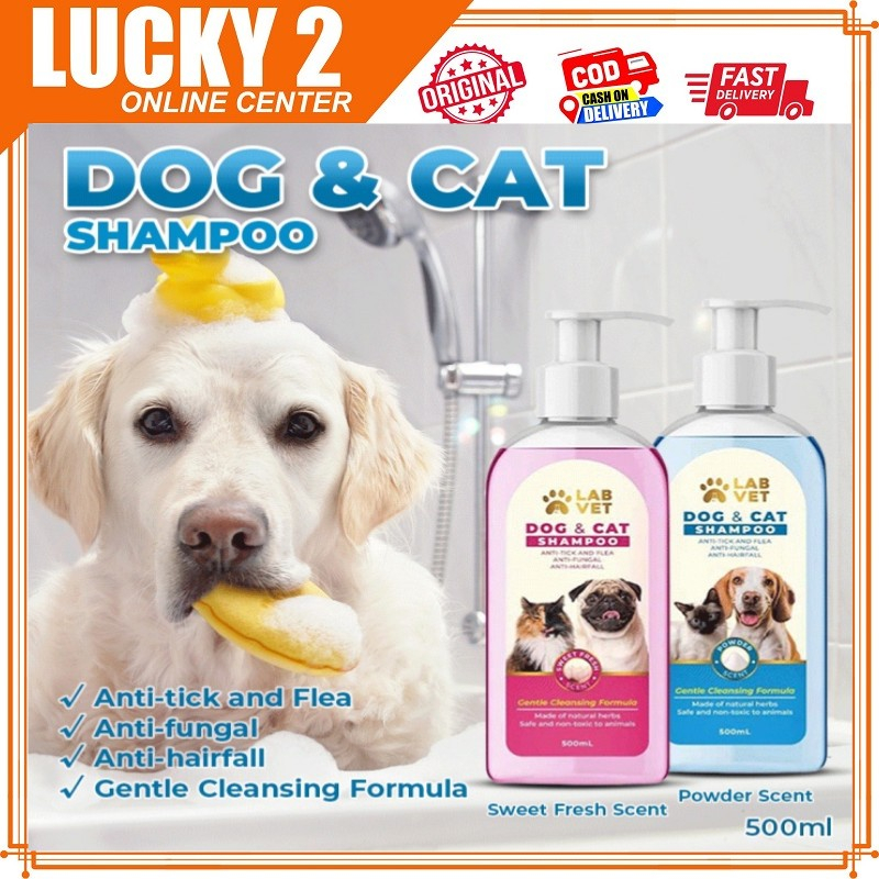 500ML Pet shampoo with conditioner flea and tick shampoo for dog and ...