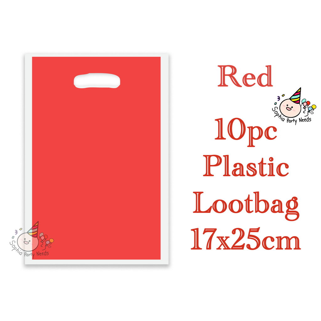 PLain Lootbag ( PLastic ) 10pcs/pck | Shopee Philippines
