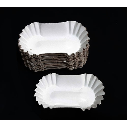 Hotdog Kikiam Takoyaki Paper Plate Tray Fries Paper Tray 40pcs per pack ...