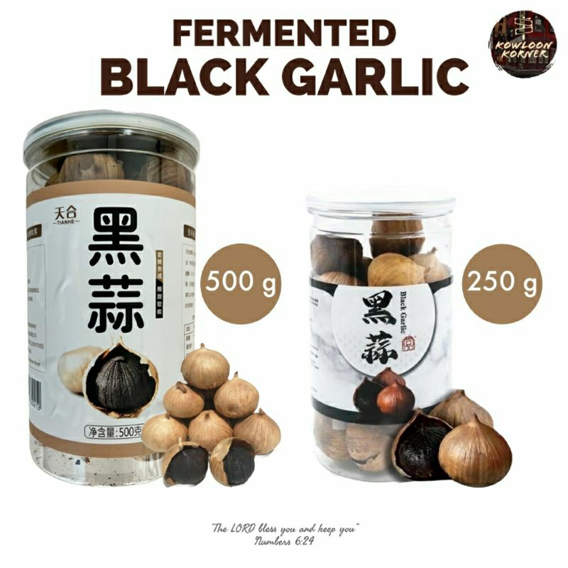 Healthy Fermented Whole Black Garlic 500G/100G Bawang Itim | Shopee ...