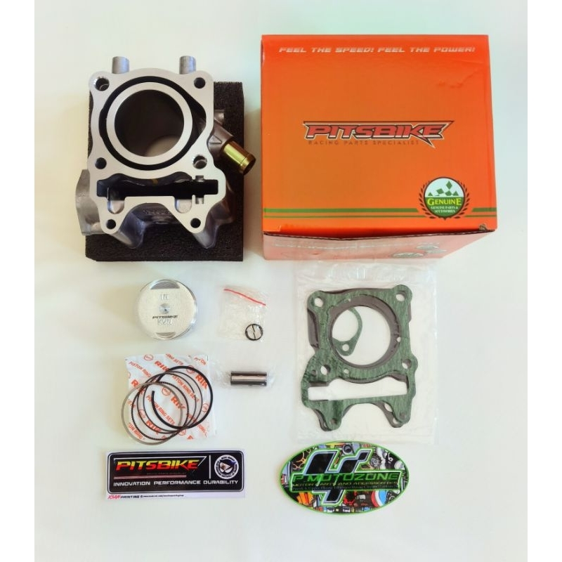 Cylinder block set / Borekit Click 125 "52.4MM" STD Steel Casting ...