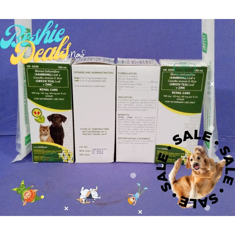 Renal Care Syrup Liquid 120ml with Free Syringe | Shopee Philippines