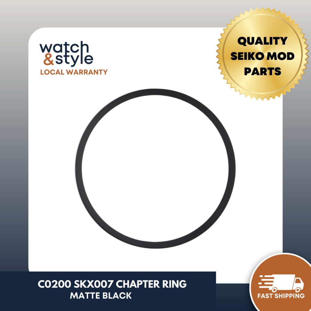 C0200 SKX007/SRPD Chapter Ring-Matte Black | Shopee Philippines