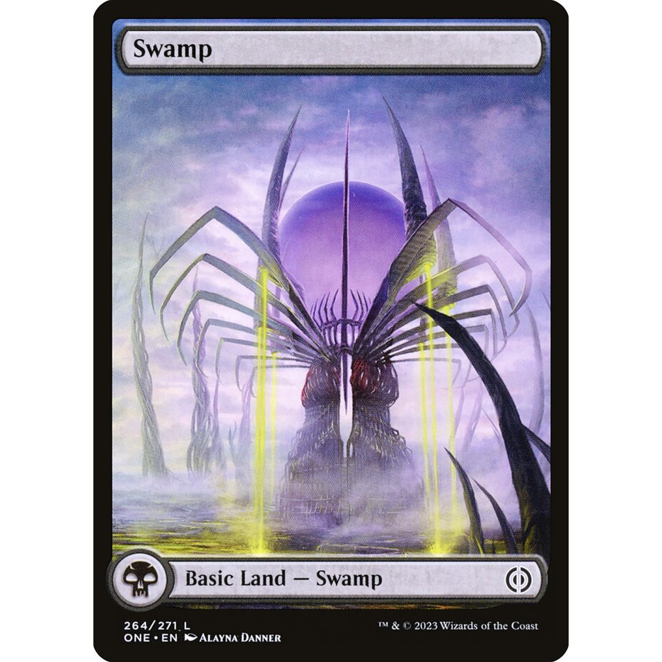 MTG Magic: The Gathering - Swamp (264) ONE | Shopee Philippines
