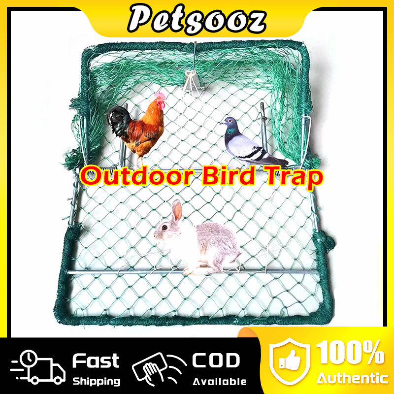 Bird Trap Dird Net Trap Outdoor Camping Hunting Cage Tools for Pigeon ...