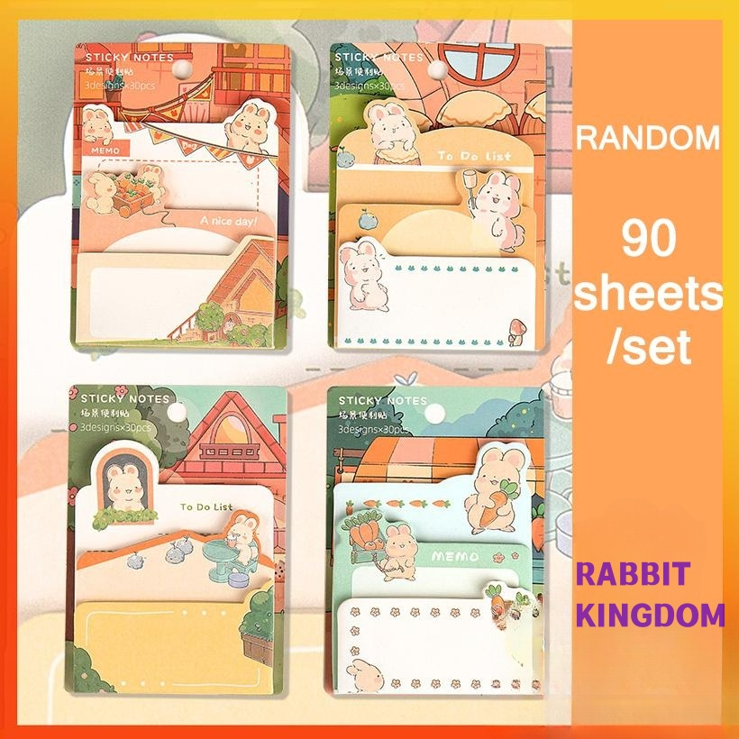 Cartoon Girl Happy Daily Notepad Memo Pad Cute Kawaii Small Note ...