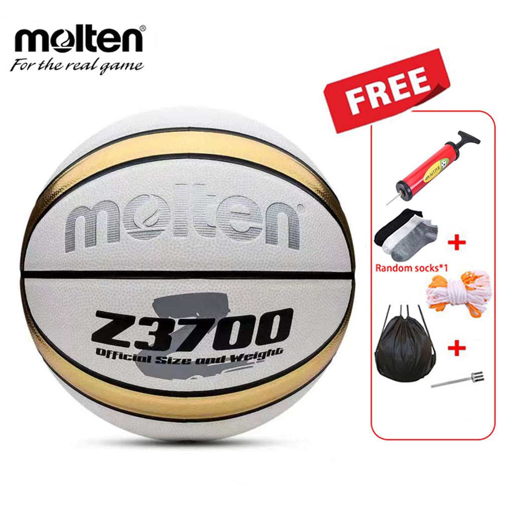 Molten Basketball Z3700 White Gold GG7X PU Leather Wear-Resistant Size ...