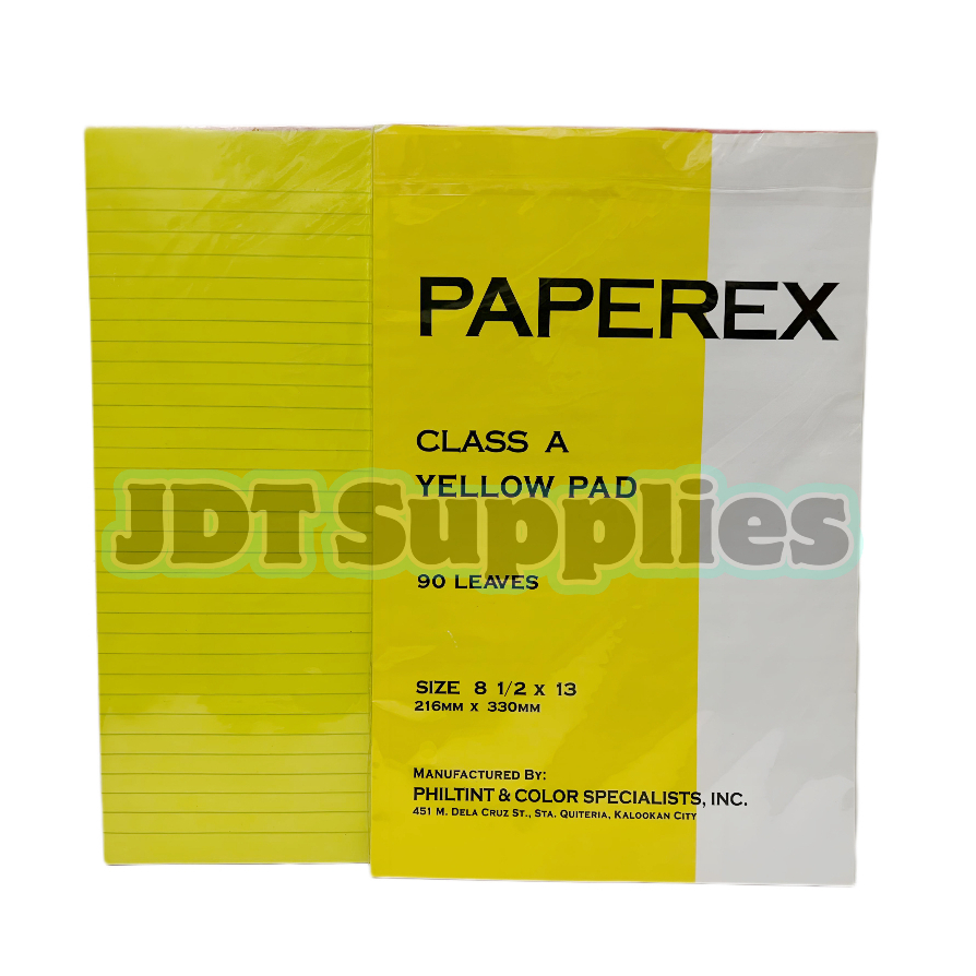 Paperex Yellow Pad [90 Leaves] | Shopee Philippines