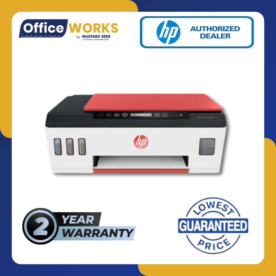 HP Printer / Smart Tank 519 Wireless All-in-One Printer / Printer with ...