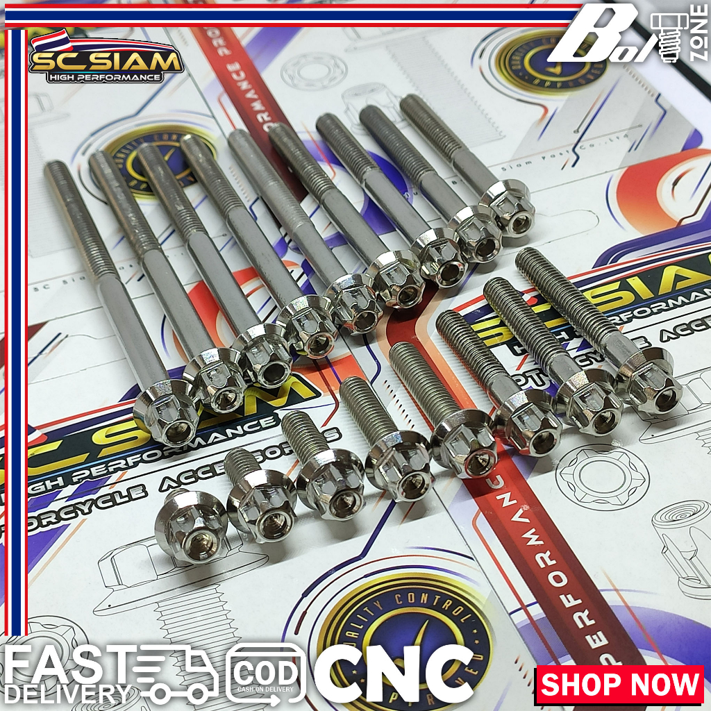 SC SIAM STAINLESS CNC BOLT / 6MM THREAD / 8MM SOCKET / THAI BOLTS ...