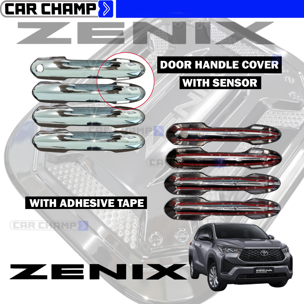 TOYOTA INNOVA ZENIX 2023-2024 Door handle cover CHROME | Shopee Philippines