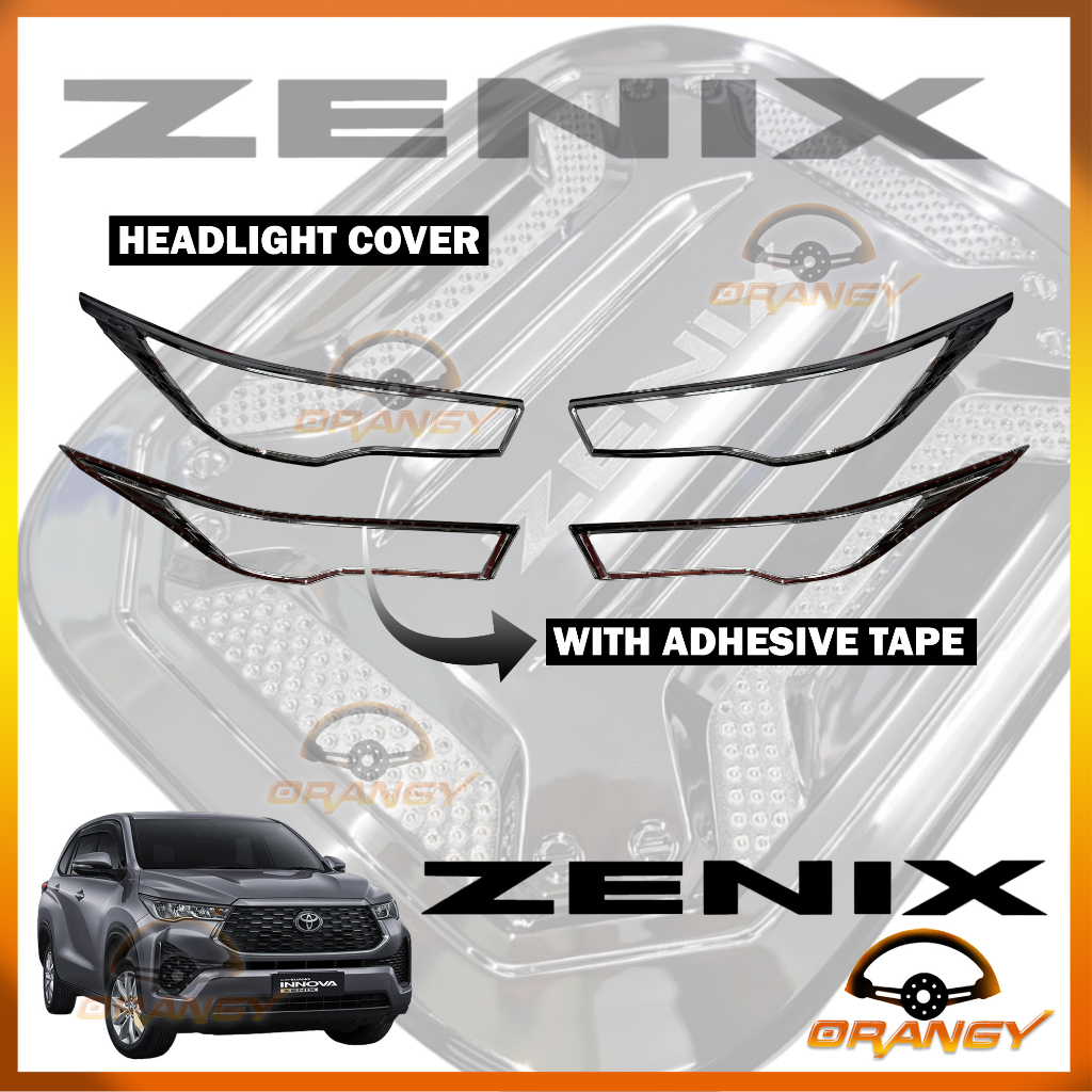 Toyota Innova ZENIX 2023 to 2024 Headlight Cover CHROME ( car ...