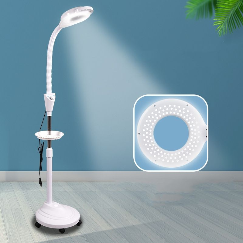 8X LED Facial Light Stand Facial Magnifying Glass With Light Magnifying ...