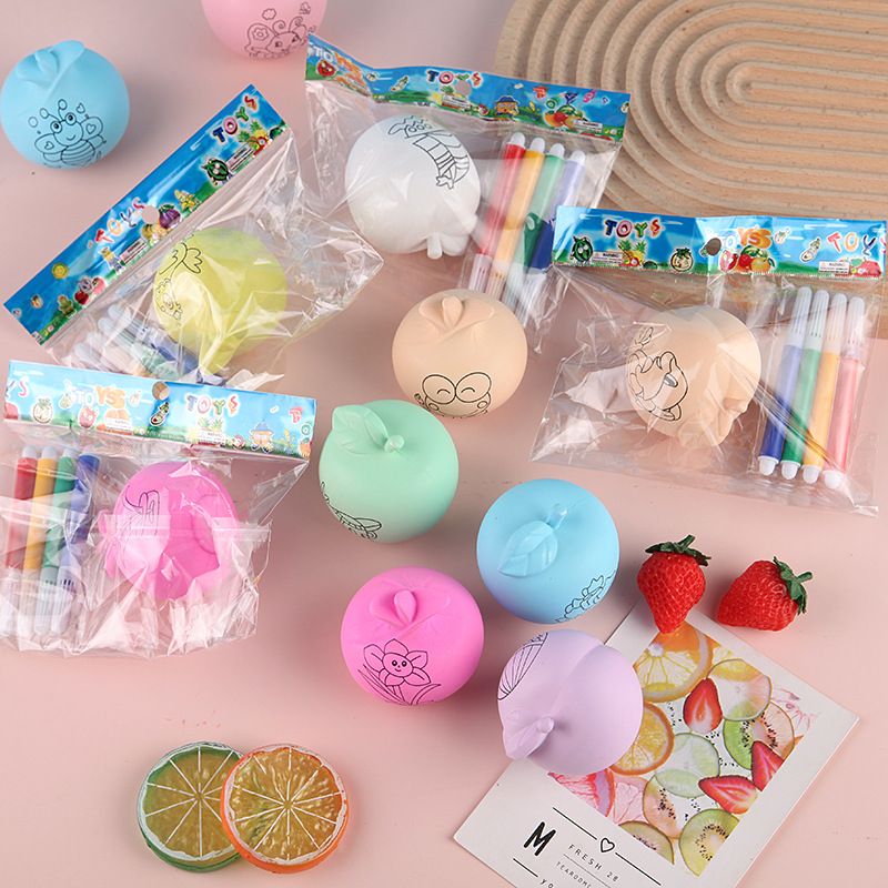 DIY Coloring Easter Egg Handmade Painting Egg Simulation Egg Toys with ...
