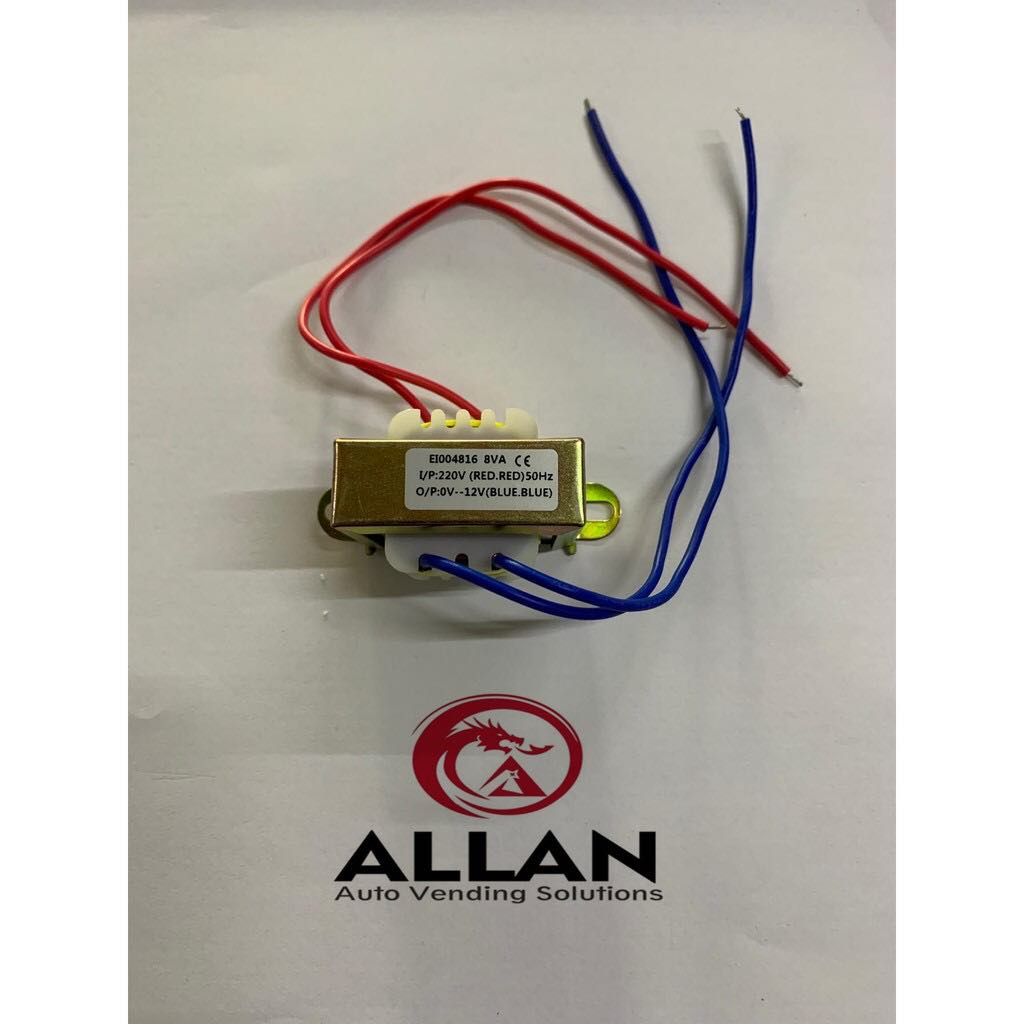 Allan Transformer 220V - 12V DC 1A for Pisonet / Piso Net / Piso Wifi ...