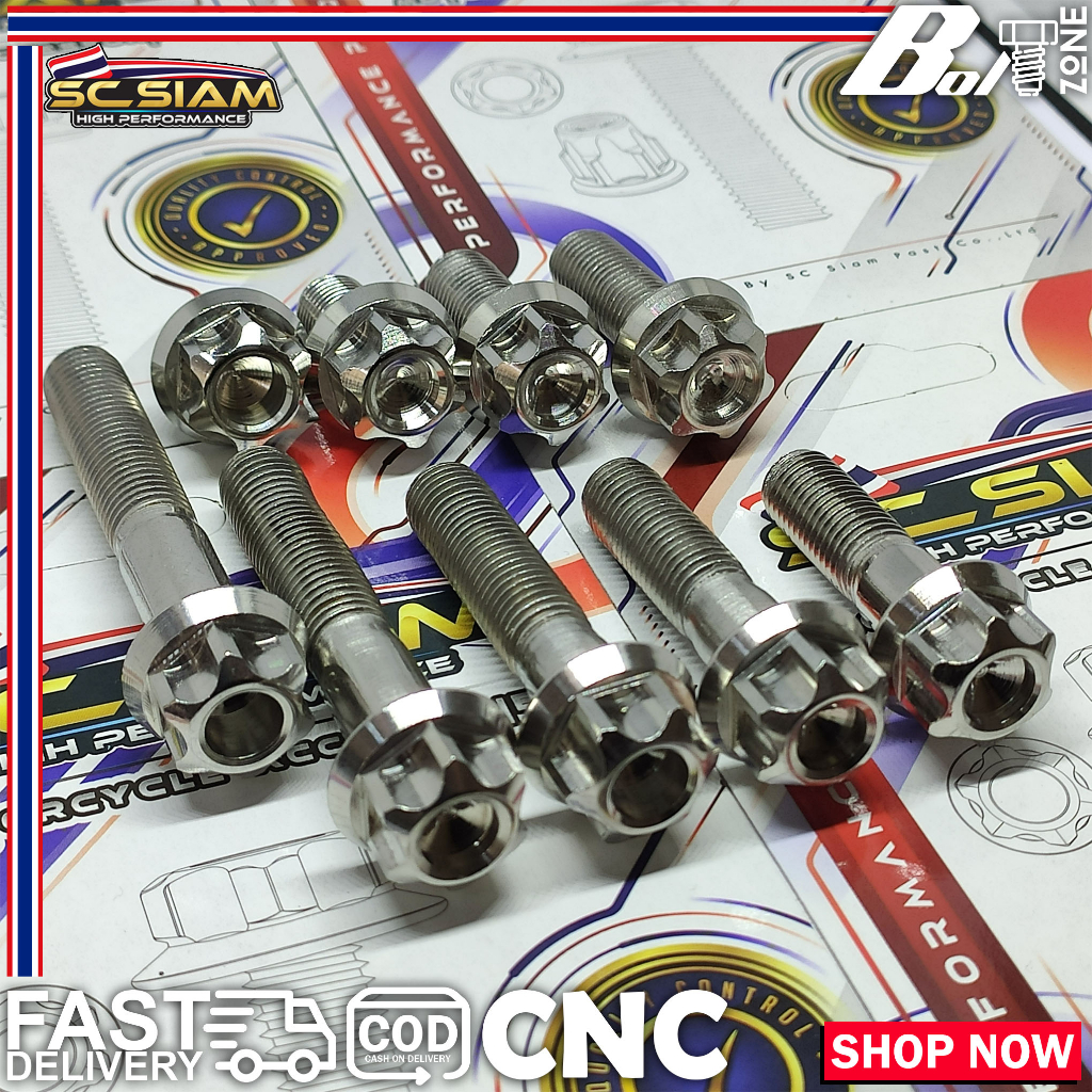 SC SIAM STAINLESS CNC BOLT / 10MM THREAD / 14MM SOCKET / THAI BOLTS ...