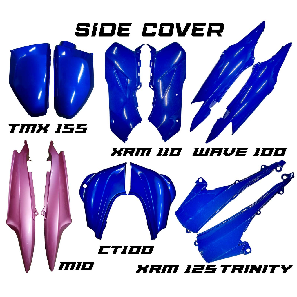 MOTORCYCLE SIDE COVER TRINITY XRM 110 / XRM 125 TRINITY / WAVE 100/R ...