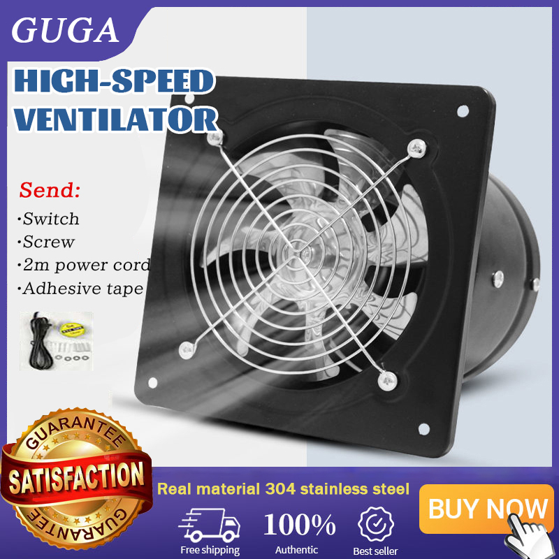 Powerful Fan Exhaust Fan Household Window Type Oil Fume Exhaust Fan ...