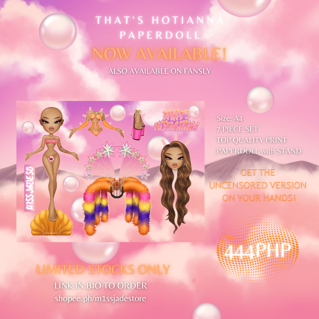 THAT'S HOTIANNA PAPERDOLL | M1SS JADE SO MERCH | Shopee Philippines