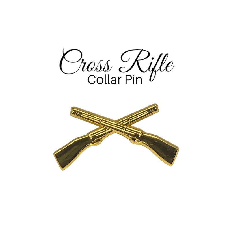 Cross-Rifle Collar Pin CAT COCC ROTC | Shopee Philippines