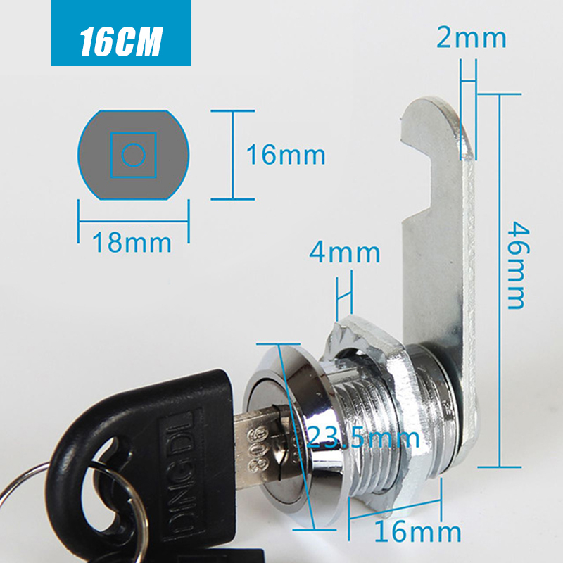Drawer lock Anti-rust Zinc Alloy cabinet lock Leaf lock 16mm/20mm/25mm ...