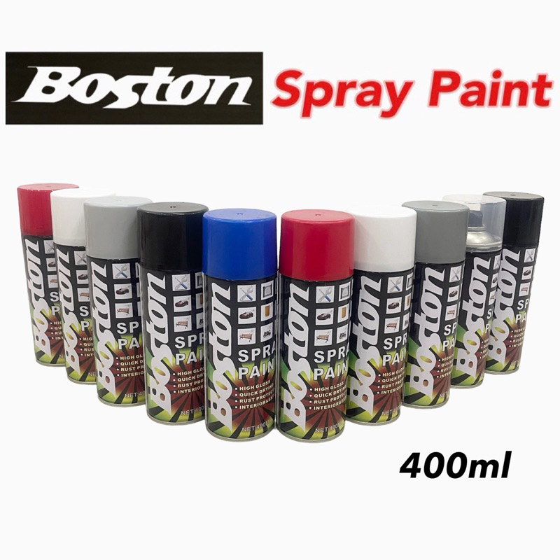 Boston Quick Drying Spray Paint 400ml | Shopee Philippines