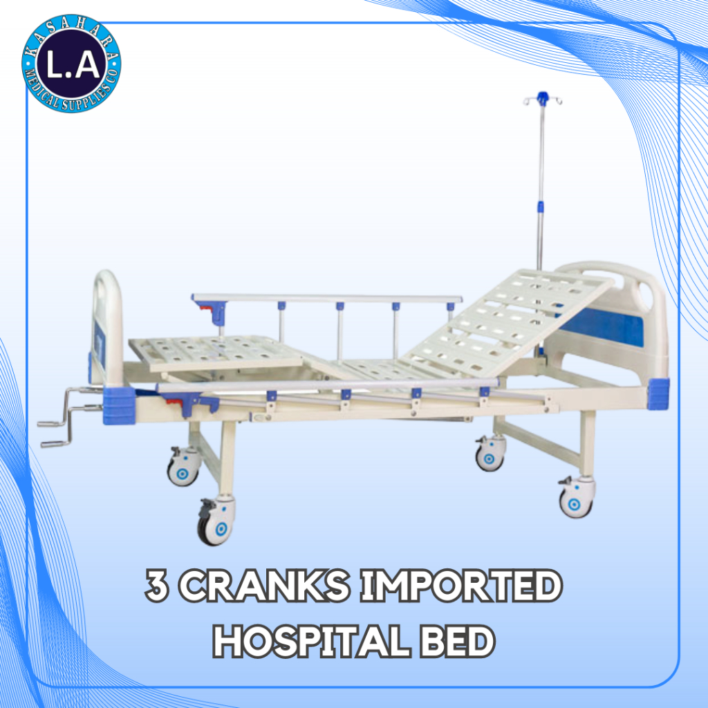 3 Cranks Imported Hospital Bed | Shopee Philippines