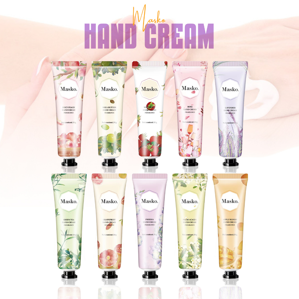 30g Masko Essential Natural Hand Cream for Women Perfect with Travel ...