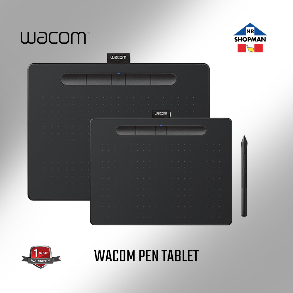 Wacom Intuos 4100WL / 6100WL Black Green Pink Creative Pen Tablet ...