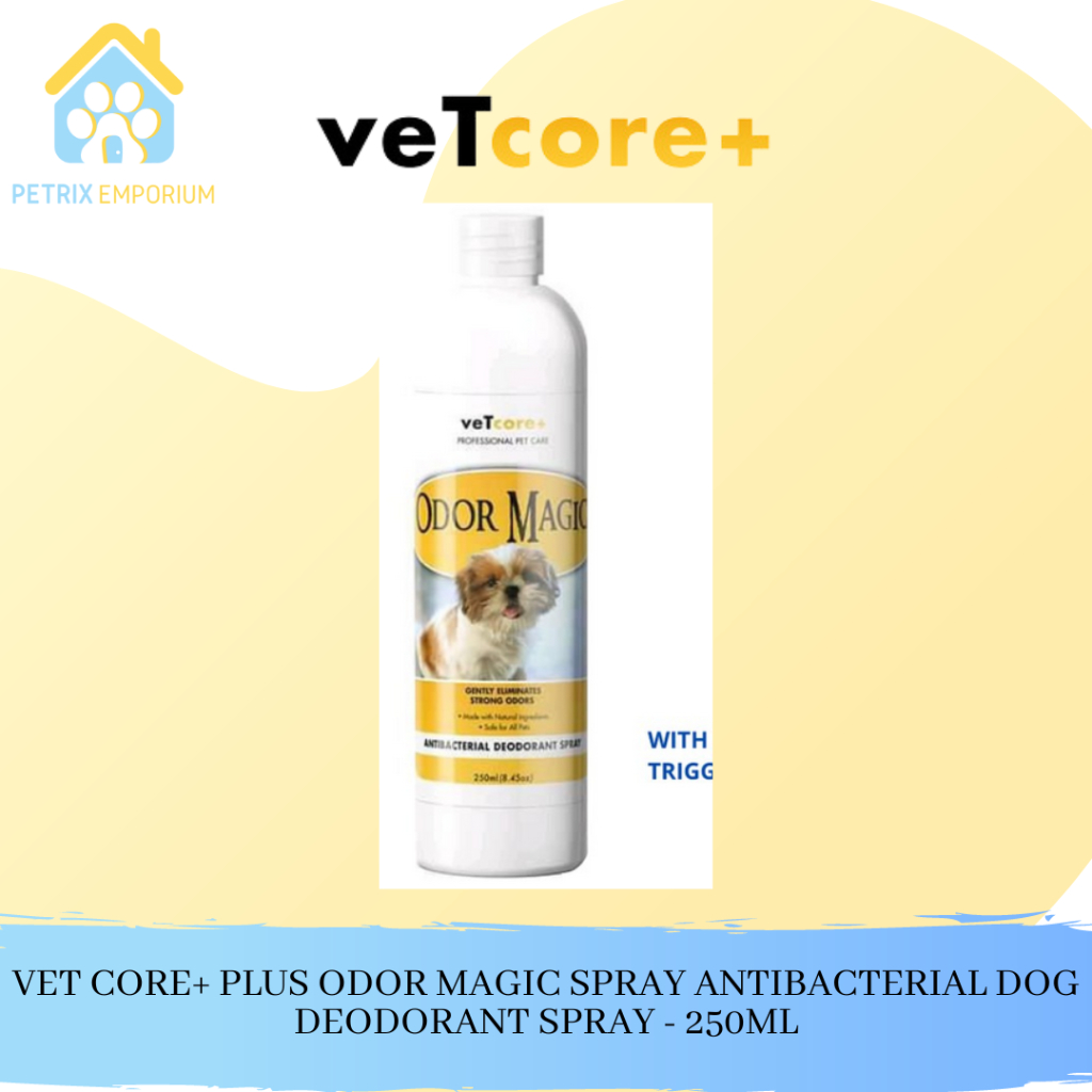 Vet Core+ Plus Odor Magic Spray Antibacterial Dog Deodorant Spray ...