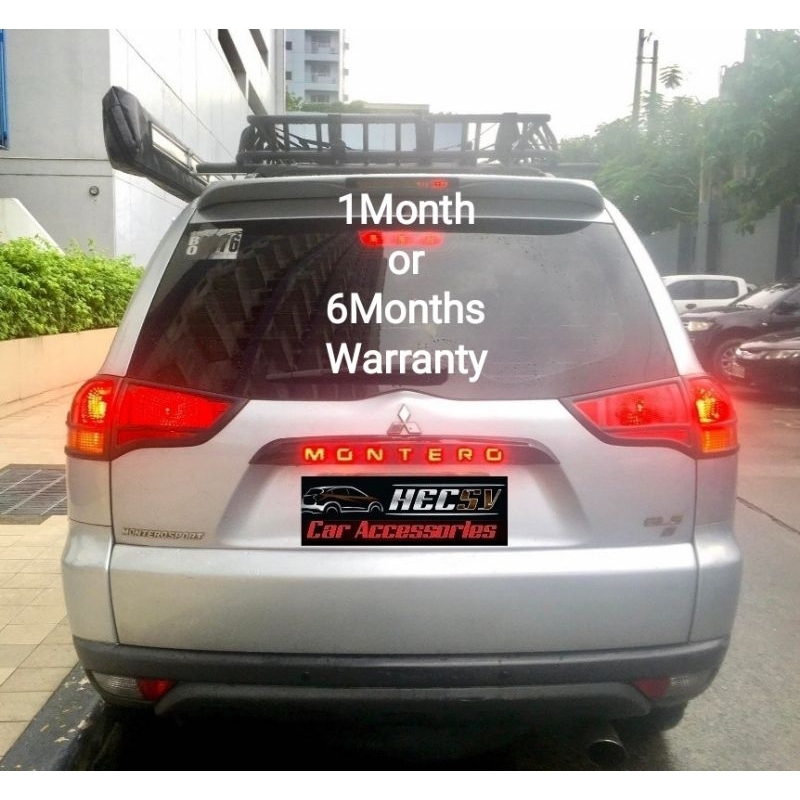 Montero 2nd Gen 2 Trunk Lid Led 2008 to 2015 Chrome Black Monty 2009 ...