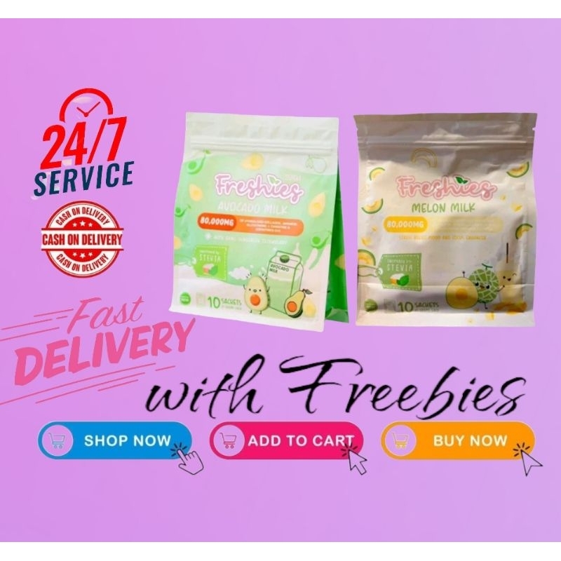 FRESHIES AVOCADO Milk MELON Milk Collagen Drink FAST SHIPOUT! | Shopee ...