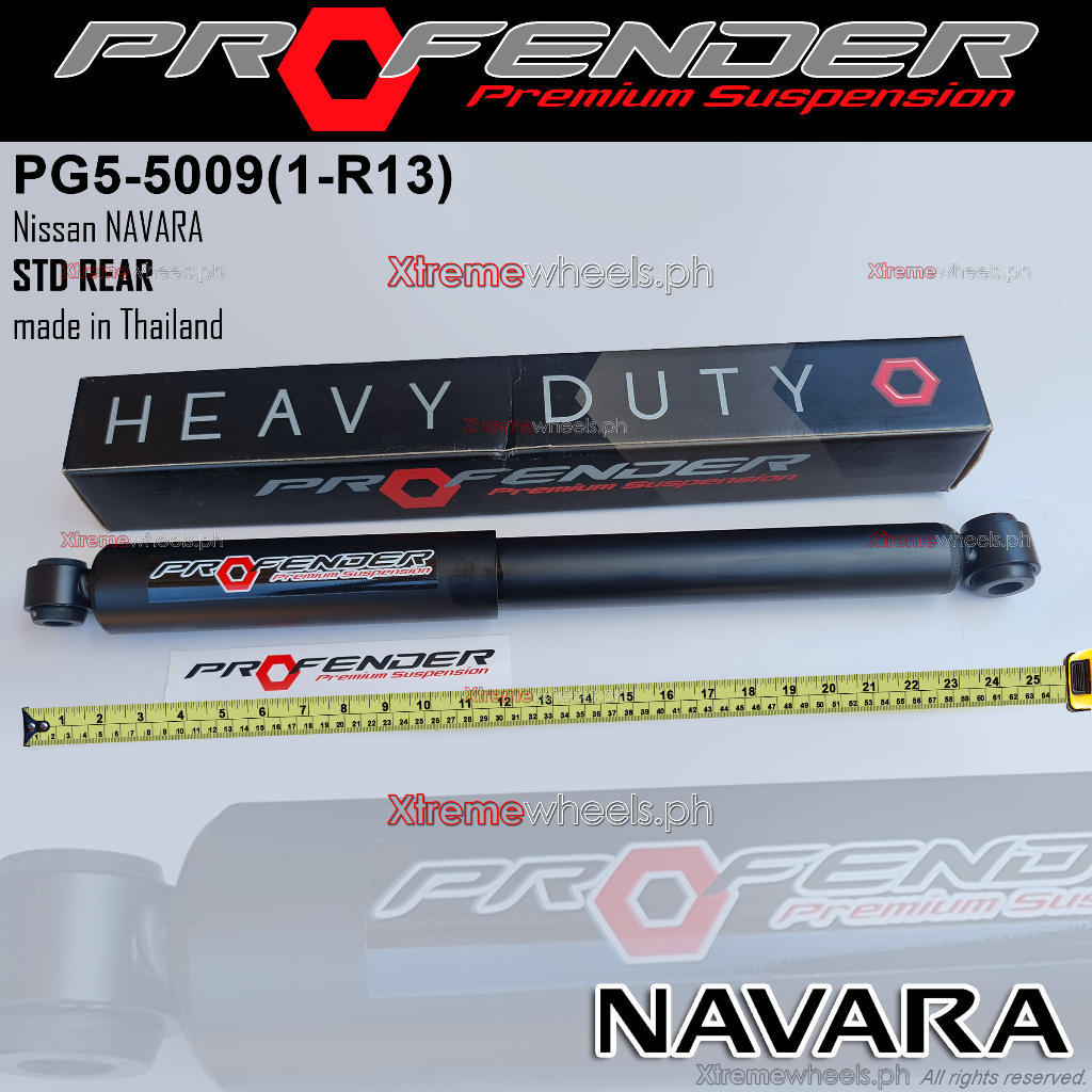 Nissan Navara EL VE VL NP300 2005-2025 Rear Profender Shocks Absorber ...