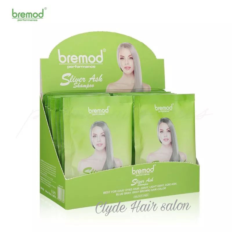BREMOD silver ash shampoo , 1box- 24pcs ( silver toner shampoo ...