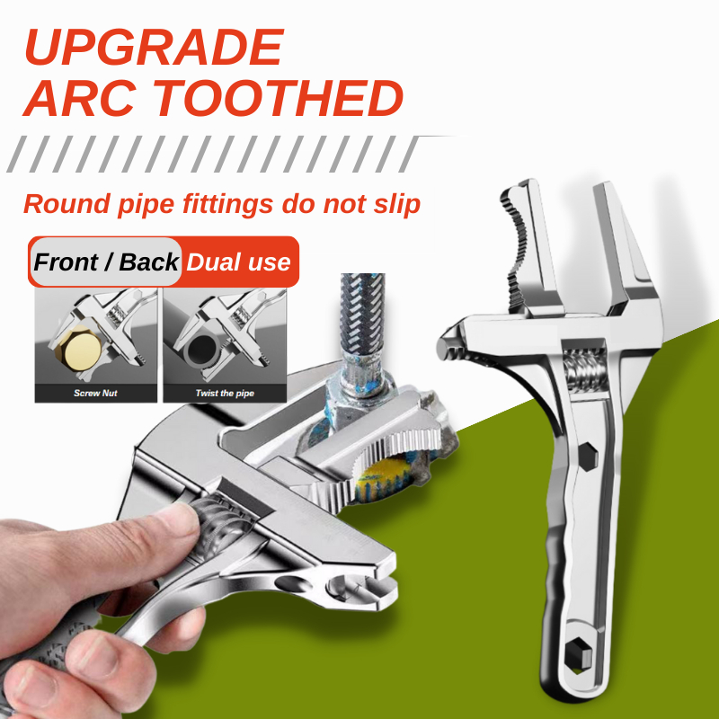 6-68mm Double Side Adjustable Wrench Aluminum Alloy Universal Wrench ...