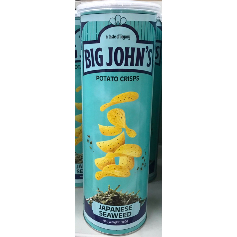 Big John’s Japanese Seaweed Potato Crisps 160g | Shopee Philippines