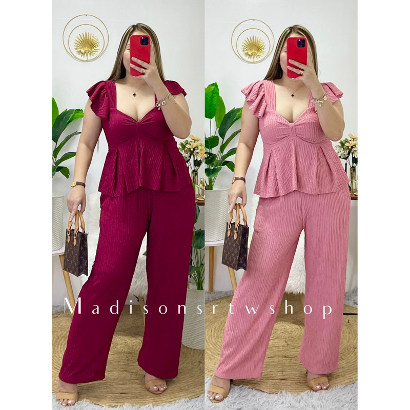 Ribbon Terno Coordinates S-XL frame 339Pesos only | Shopee Philippines