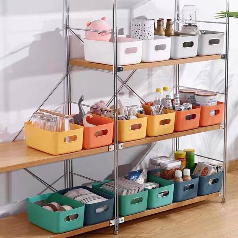 Kitchen Storage Box Organizer Office Snacks Sundries Portable Desk ...