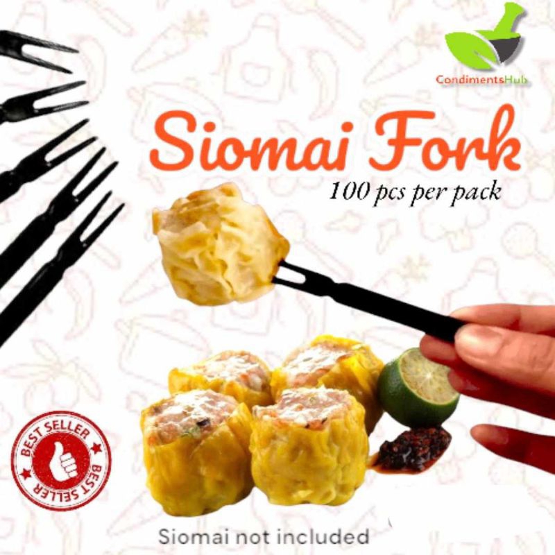 Siomai Fork Cutleries 100pcs per pack (Makapal) | Shopee Philippines
