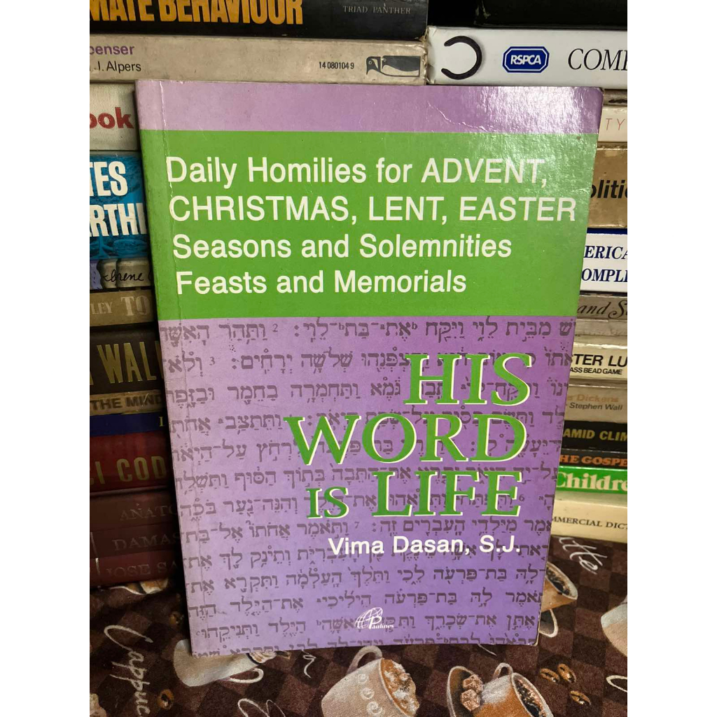 PAPERBACK 2004 His Word Is Life Vima Dasan 1st Printing Homilies ...