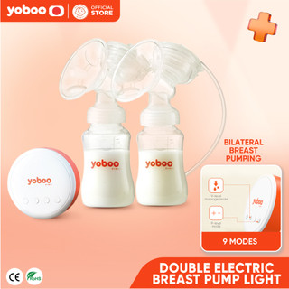 Yoboo Double Electric Breast Pump-Light Painless Pumping | 300ML ...