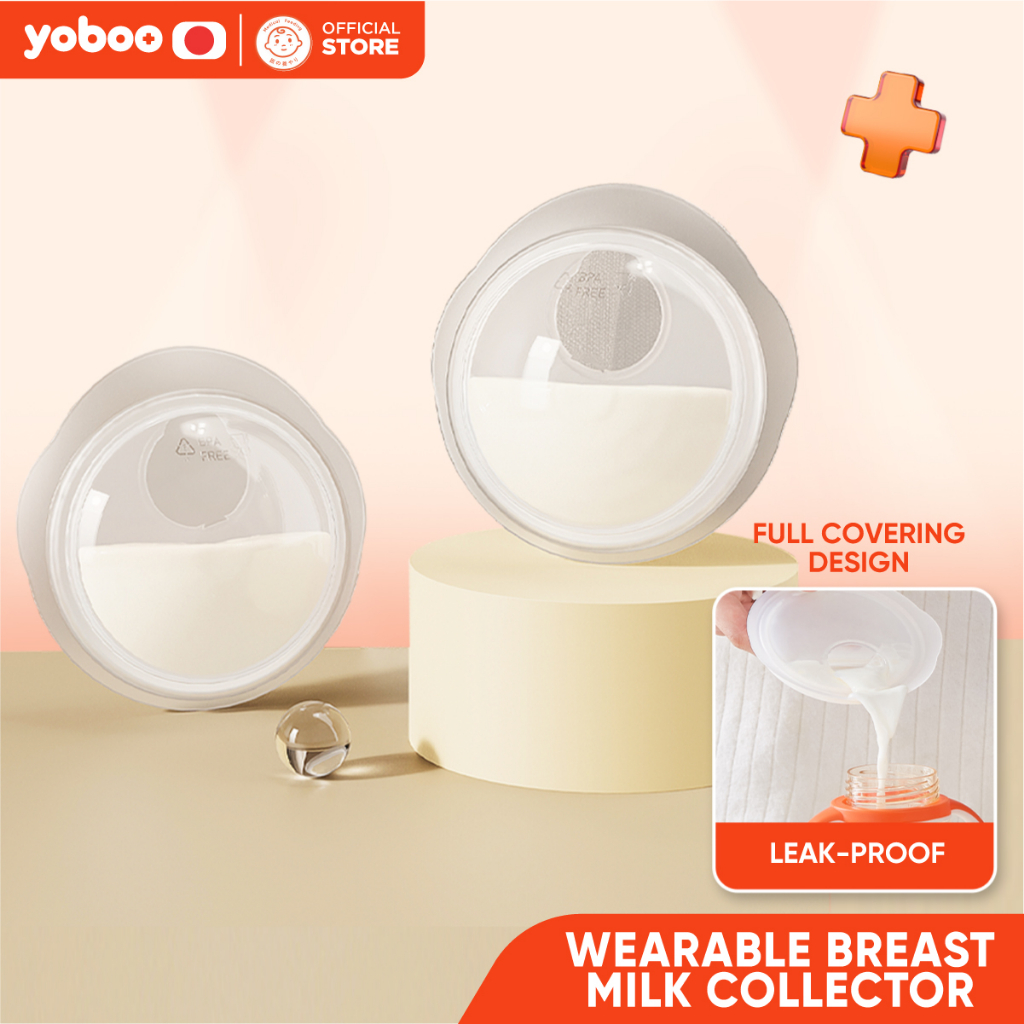 [NEW] Yoboo Wearable Breastmilk Collector | Leak-proof | Painless Pumping | BPA Free | Shopee ...