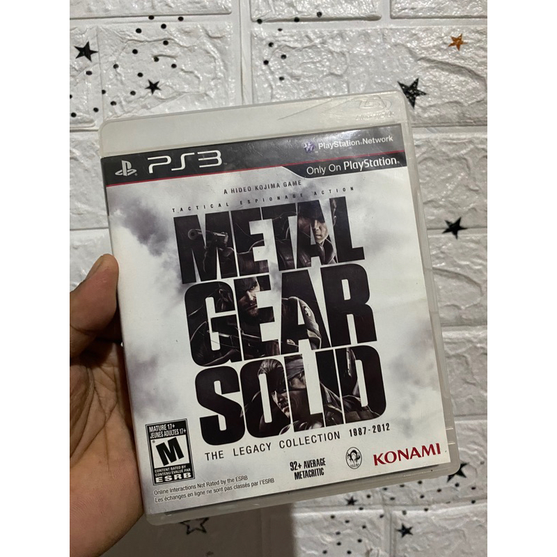 METAL GEAR SOLID THE LEGACY COLLECTION PS3 | Shopee Philippines