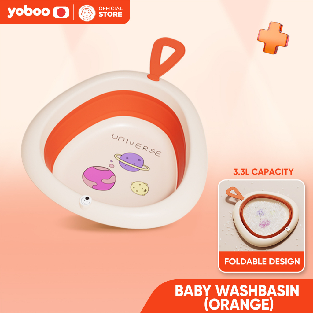 Yoboo Baby Washbasin | 3.3L Capacity | Foldable | For Face & Feet ...