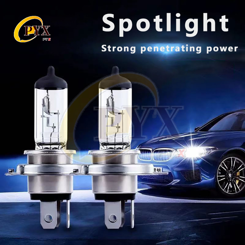 1Pcs 12V 24V High Quality Car Halogen lamp Headlight Fog Lights Bulb H1 H3 H4 H7 | Shopee ...