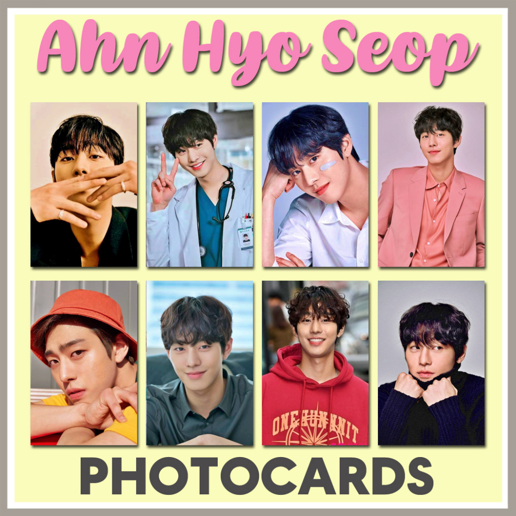 Ahn Hyo Seop Photocards (400 gsm) | Shopee Philippines