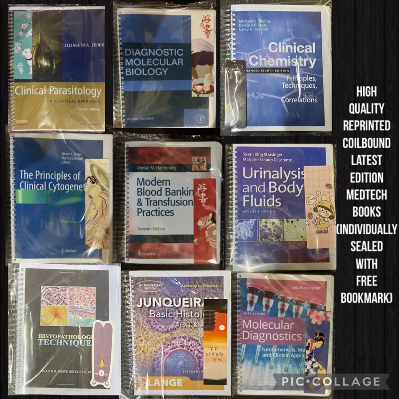 MARKDOWN SALE Medtech Books Immunology Serology Molecular Bio ...