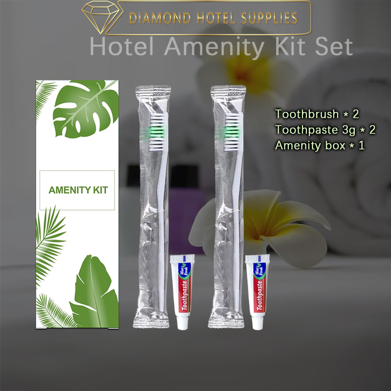 100sets Hotel Guest Kit for 2 person【Diamond HOTEL SUPPLIES】 | Shopee ...